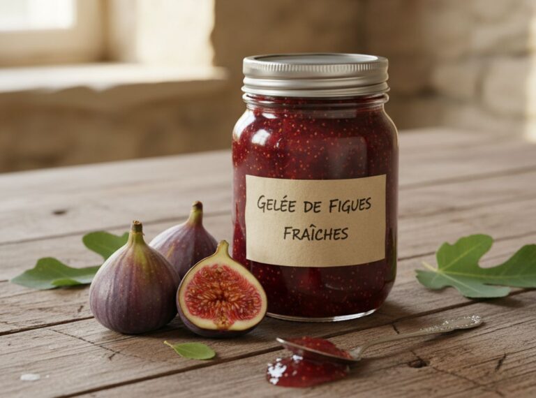 Recette gelée de figues fraîches maison facile à réaliser - Crokan